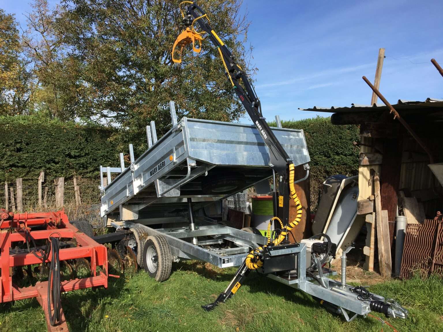 REMORQUE ROUTIERE POLYVALENCE 3,5T - MARY AGRI